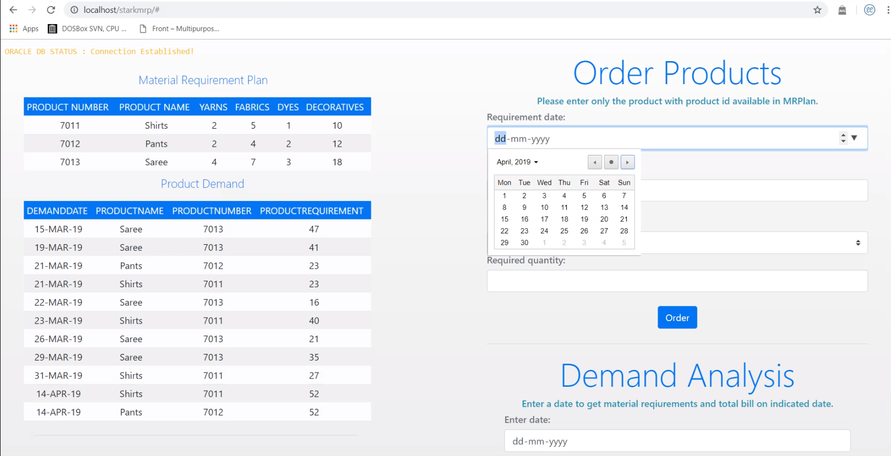 GitHub - AzizStark/Material-Requirement-Processing: Material Requirement Processing - Oracle & PHP