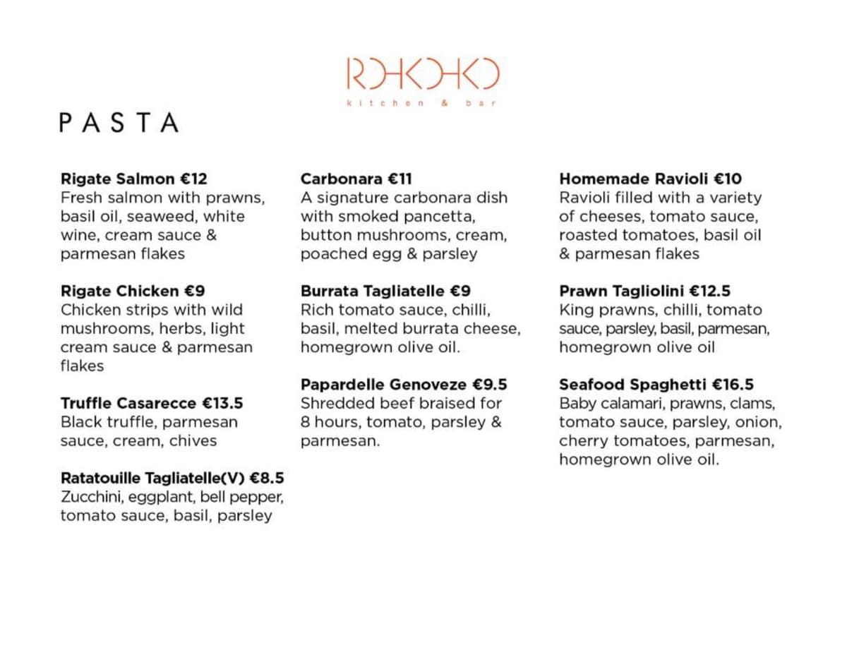 Rokoko, Nicosia, Nicosia, Cyprus - Menu - Κατάλογος - Wolf