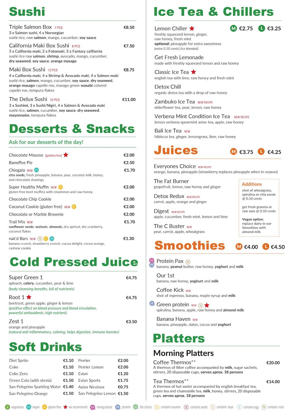 Get Fresh Andreas Dimitriou, Nicosia, Nicosia, Cyprus - Menu - Wolf