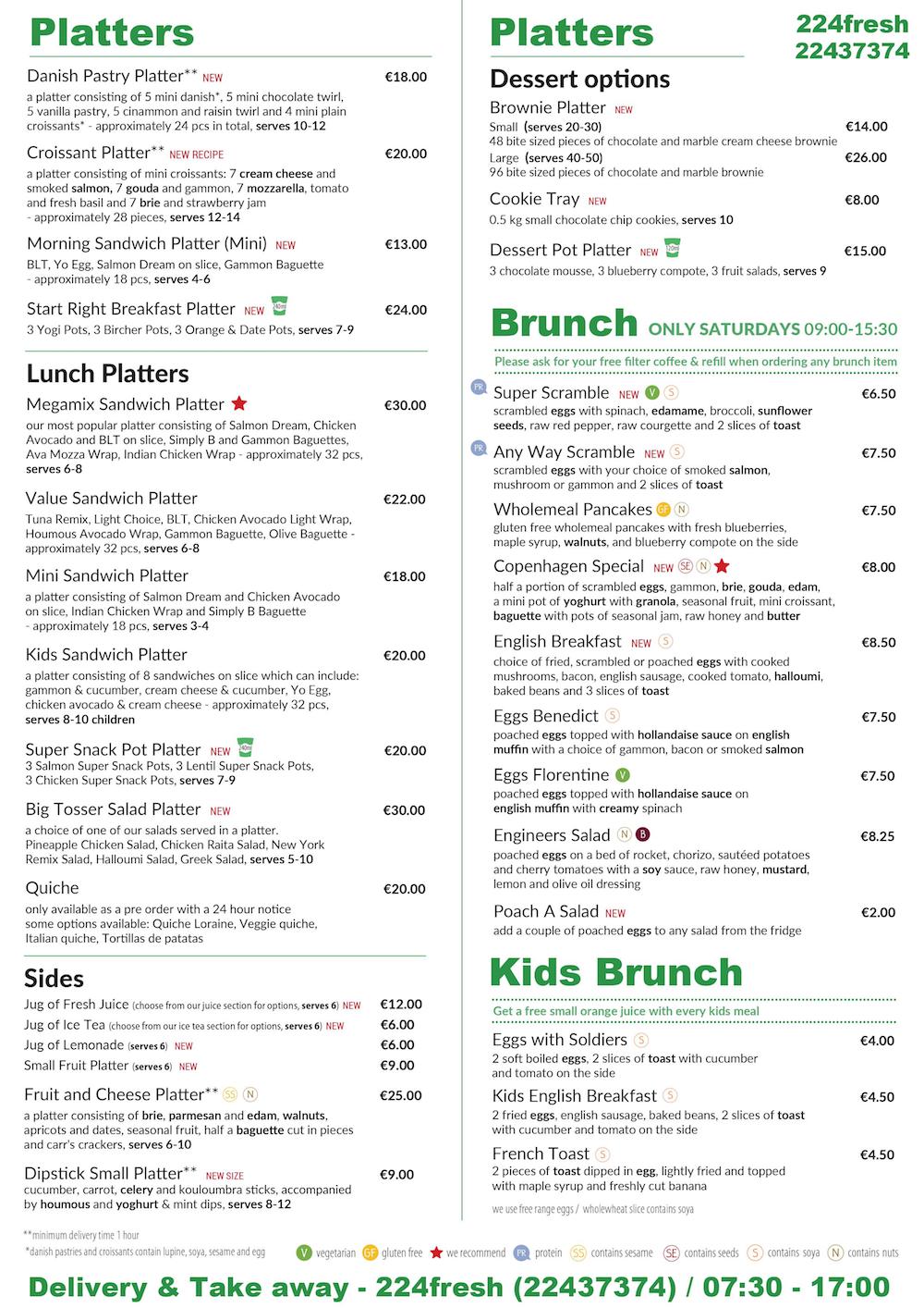 Get Fresh Andreas Dimitriou, Nicosia, Nicosia, Cyprus - Menu - Wolf