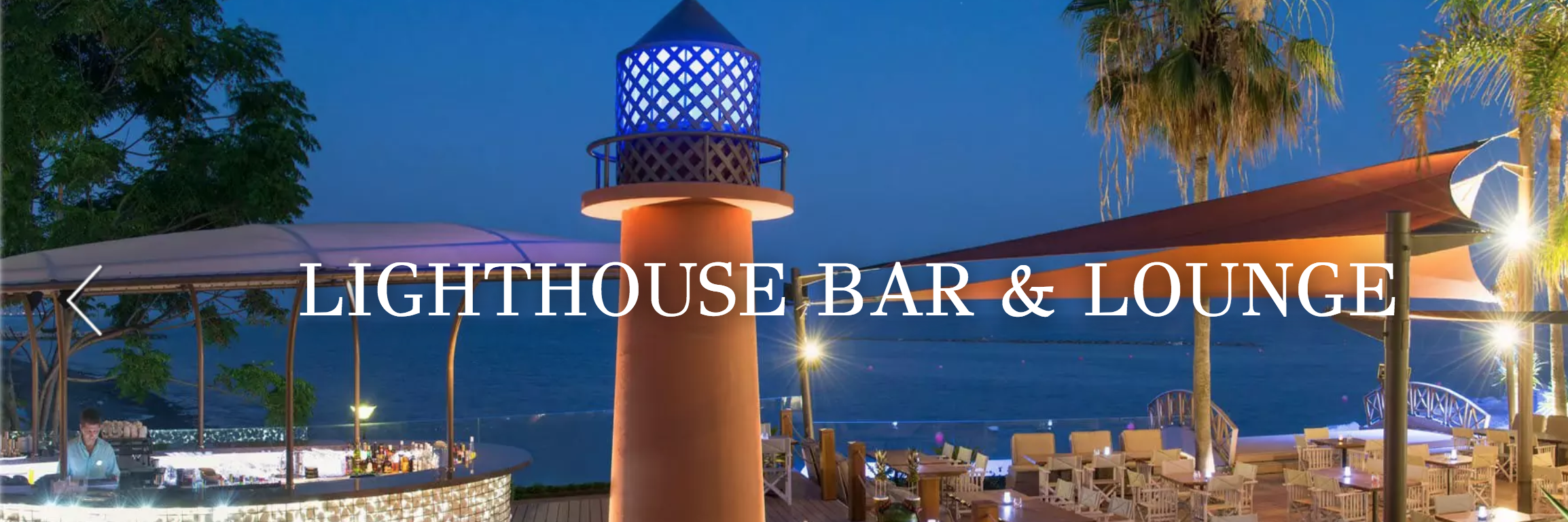 Lighthouse Bar & Lounge - Amathus Beach Hotel, Agios Tychonas ...