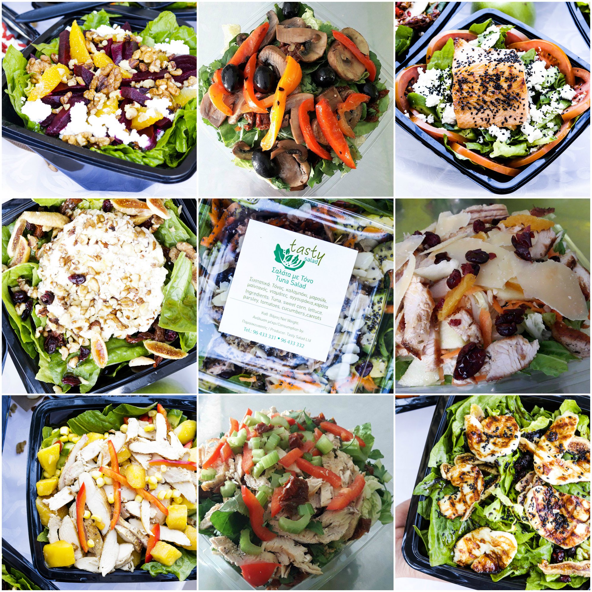 Tasty Salad, Mesa Geitonia, Limassol, Cyprus - Menu - Wolf