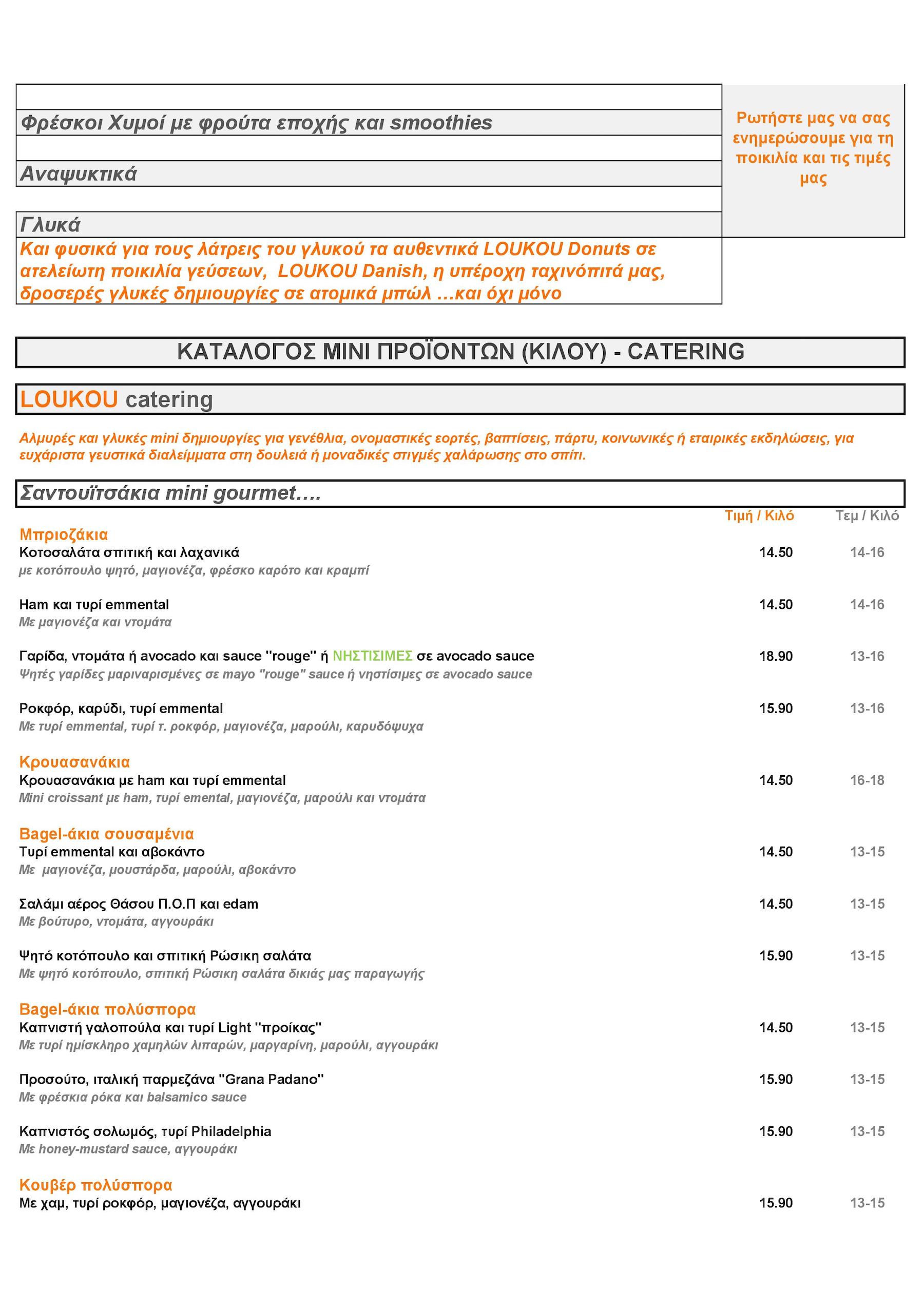 Loukou Donuts, Strovolos, Nicosia, Cyprus - Menu - Wolf
