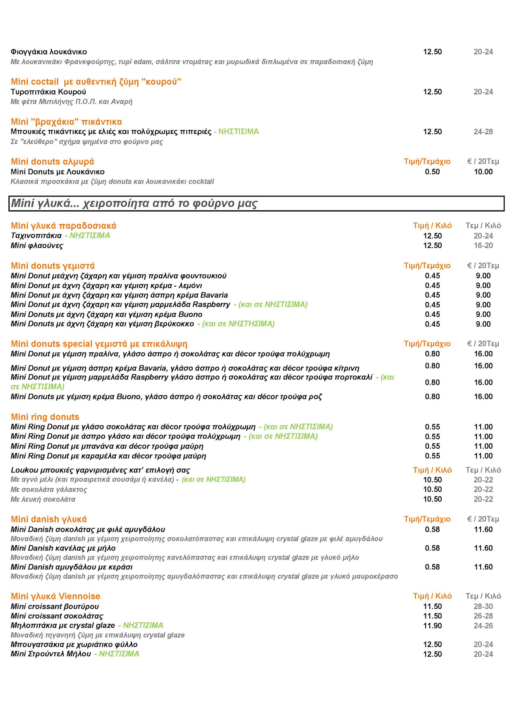 Loukou Donuts, Strovolos, Nicosia, Cyprus - Menu - Wolf