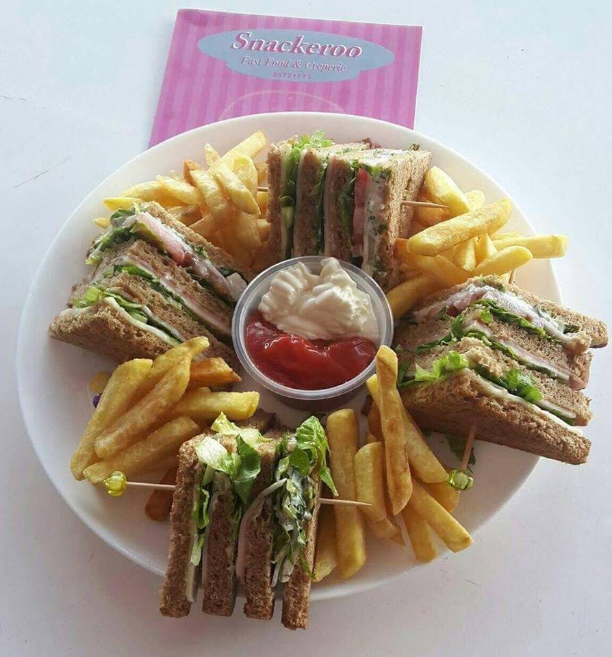 Snackeroo Fast Food & Creperie, Agios Athanasios Above Highway ...