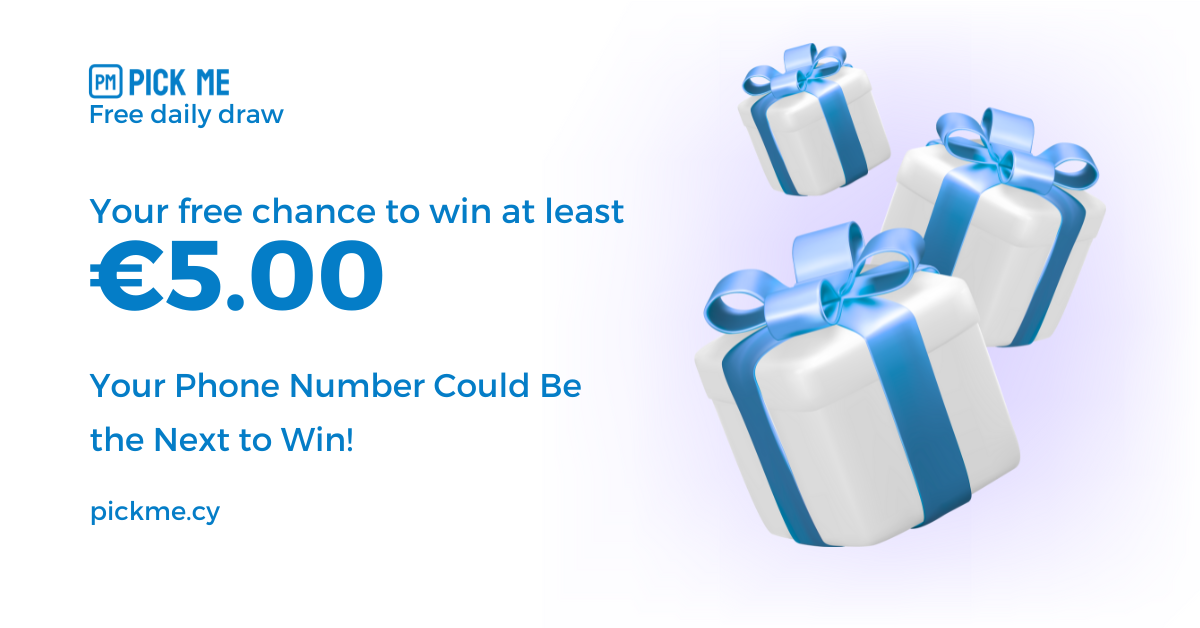 Pick Me! Free Cyprus Lottery | 100% Free