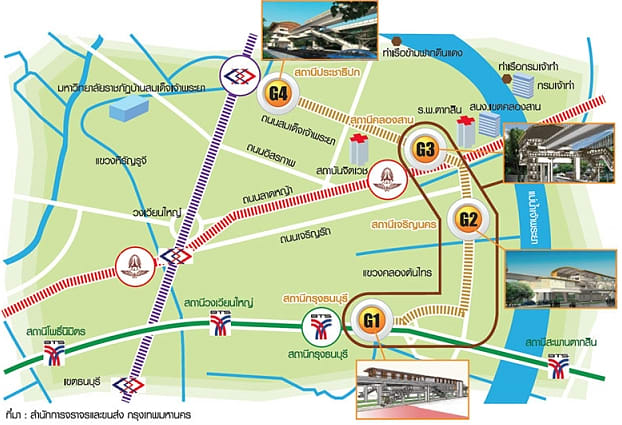 ICON SIAM ทุ่มสร้างโมโนเรลสายสีทองเชื่อม เจริญนคร-BTS - BaanFinder.com