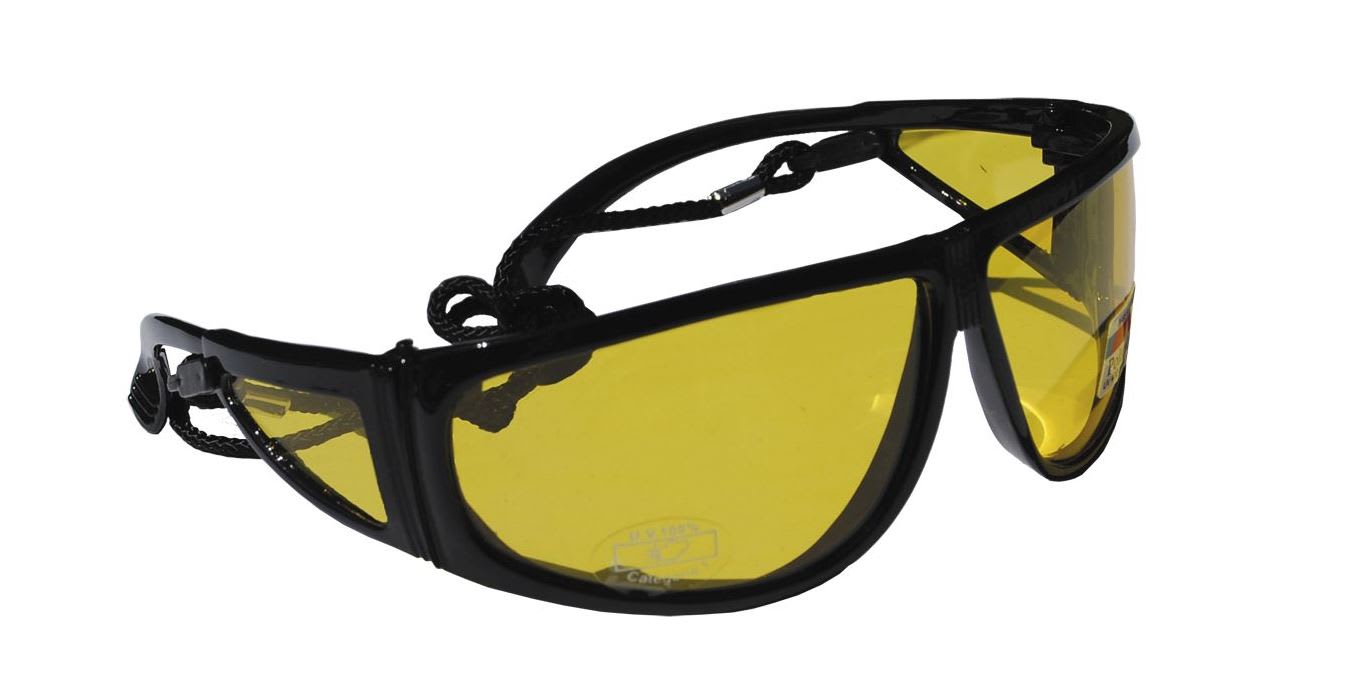 Solbriller, sideskydde gule Chr. Baardsen & Søn AS