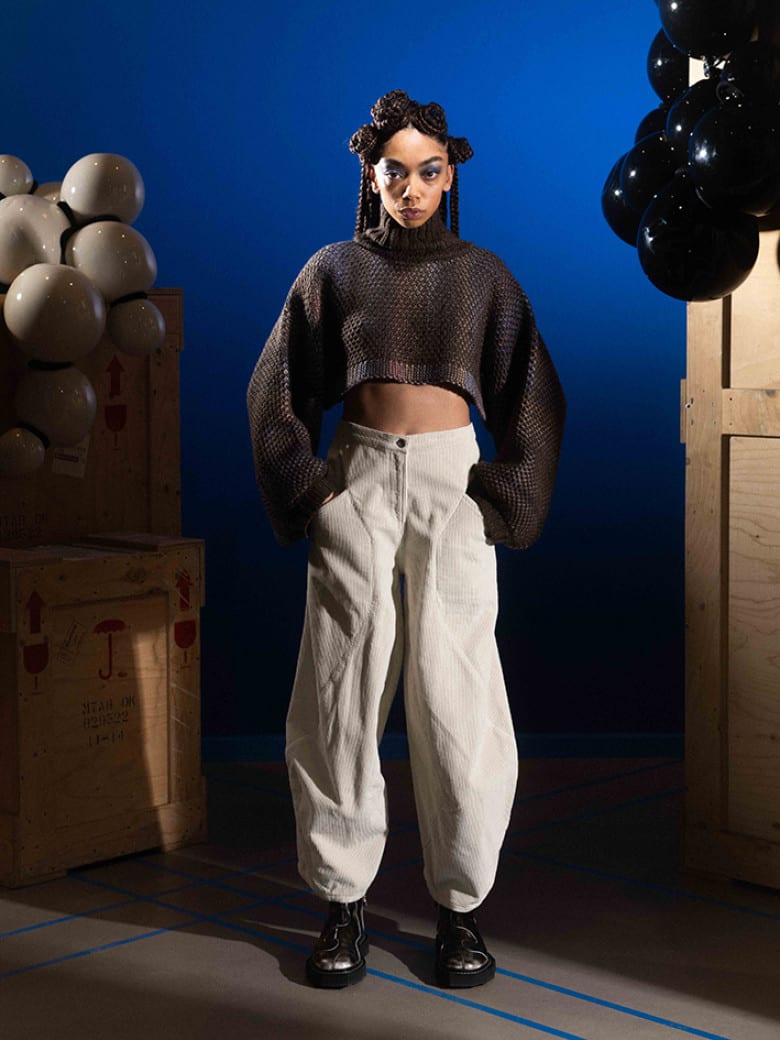 Making Things – Henrik Vibskov Digi Corduroy Pant Fog Making Things – Henrik Vibskov Digi Corduroy Pant Fog