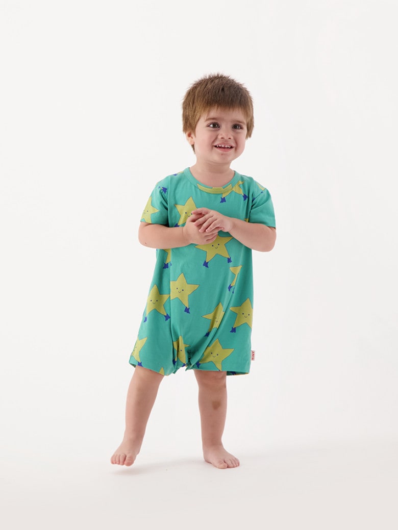Making Things – Tinycottons Dancing Stars Onepiece Emerald