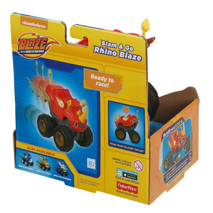 Jual Jual Blaze The Monster Machine Slam And Go Fisherprice Nickelodeon ...