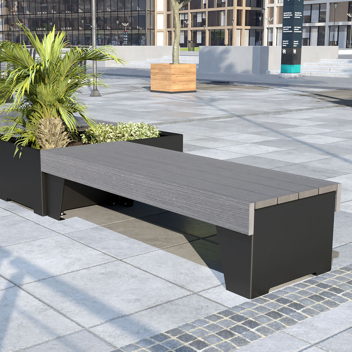 Sorrento Outdoor Bench - Commercial & Public Space Furniture | Park ...