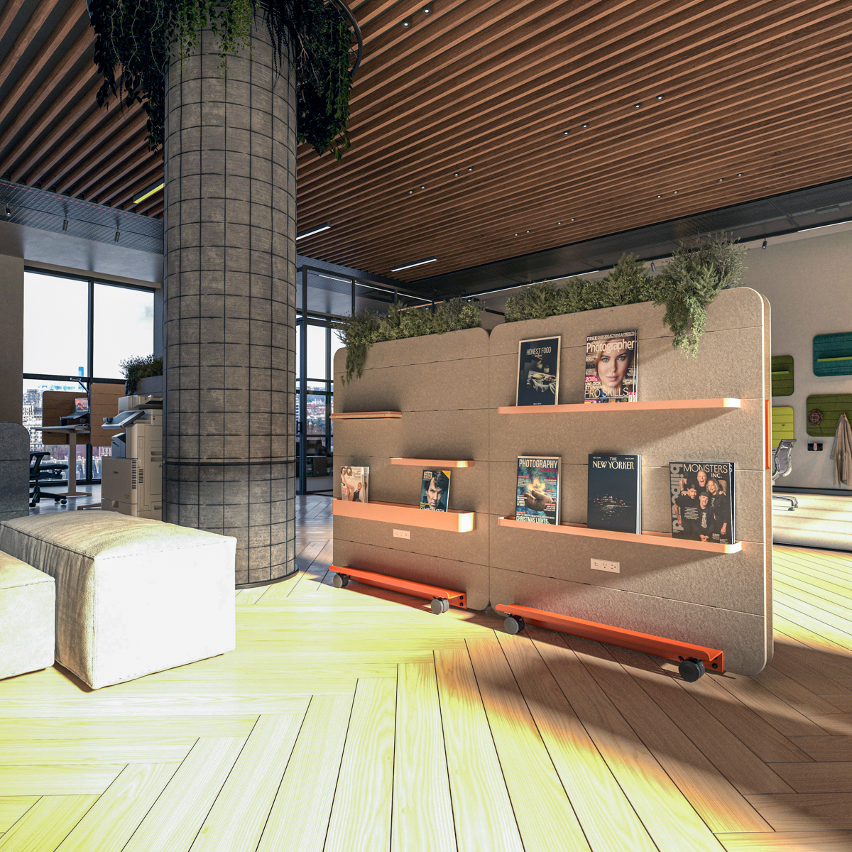 Cooee Three Quarter Wall - func. | Create Your Space