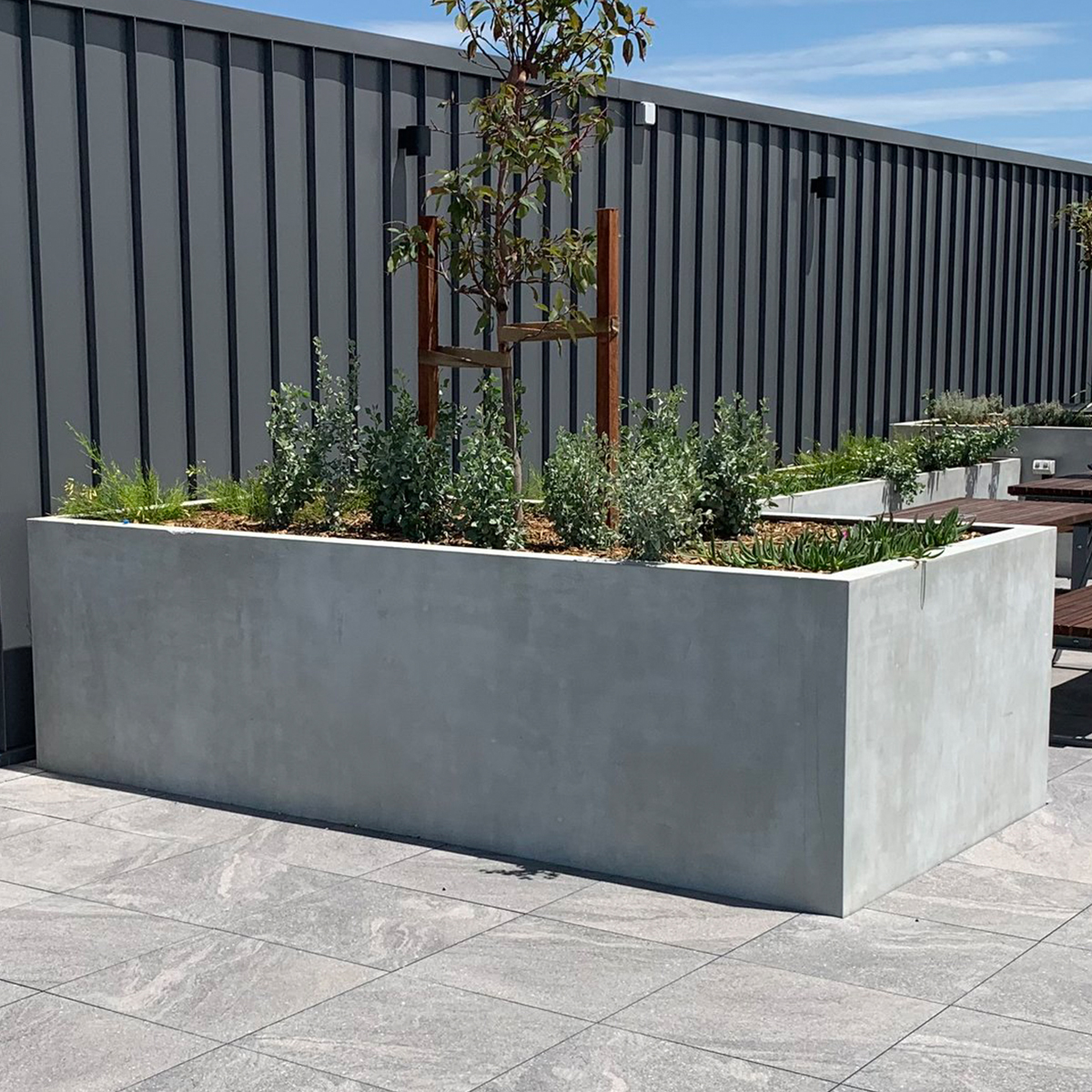 GRC Rectangle Planter - Commercial & Public Space Furniture | Park ...
