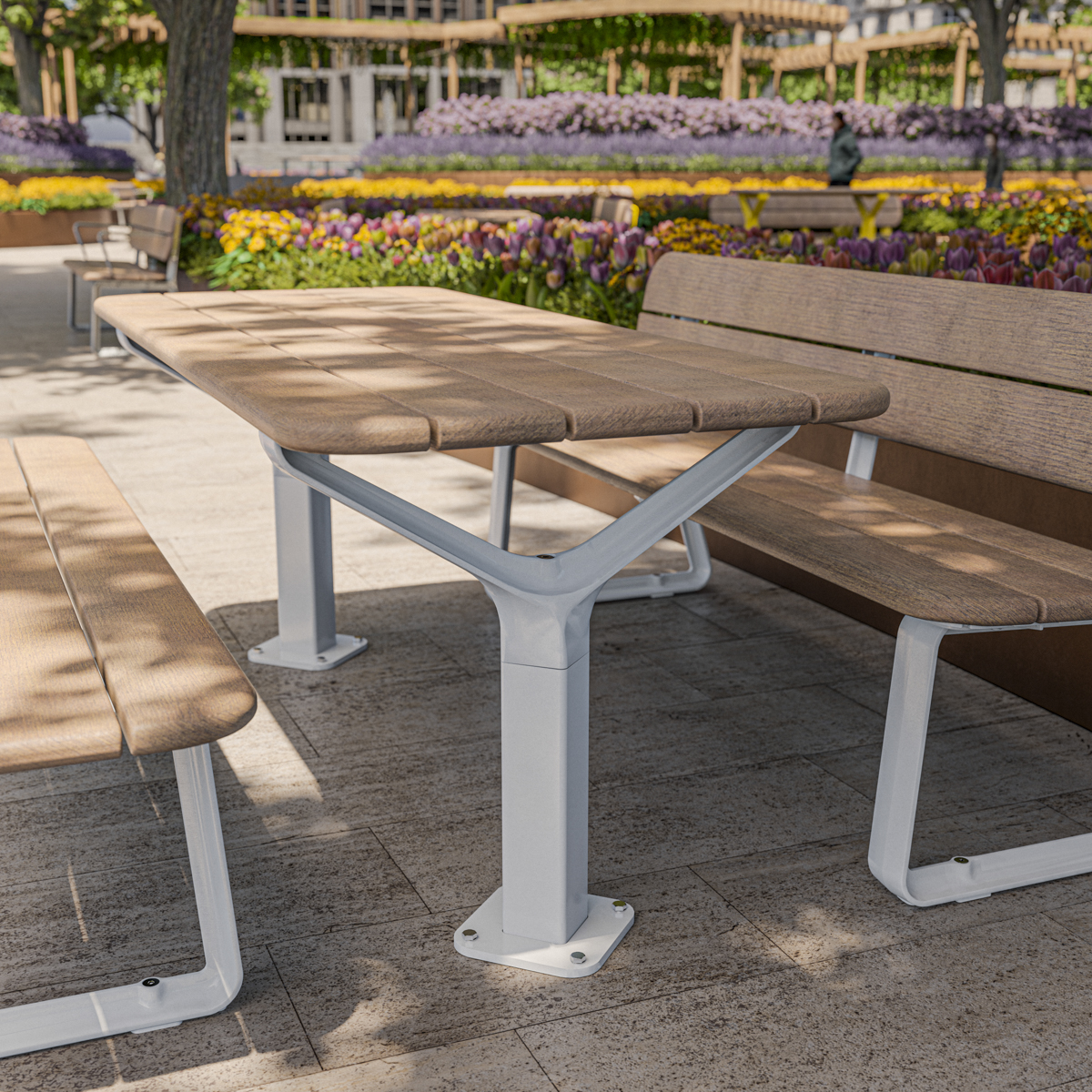 Contour Post Table - Commercial & Public Space Furniture | Park ...