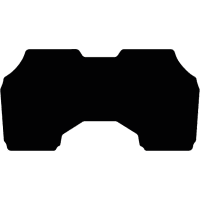 Fußmatte Gummi schwarz, für Lindner Traktor Geotrac 83, 93 A, ab Bj. 02 ...