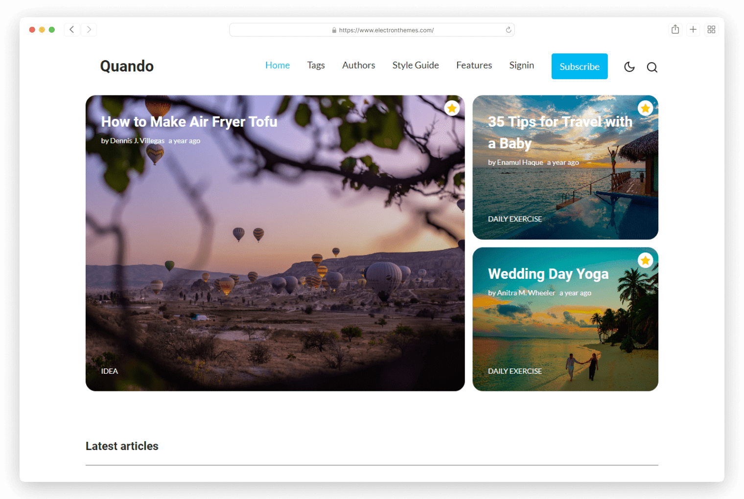 Top 10 Ghost Themes for Ghost CMS in 2024 | Electron Themes