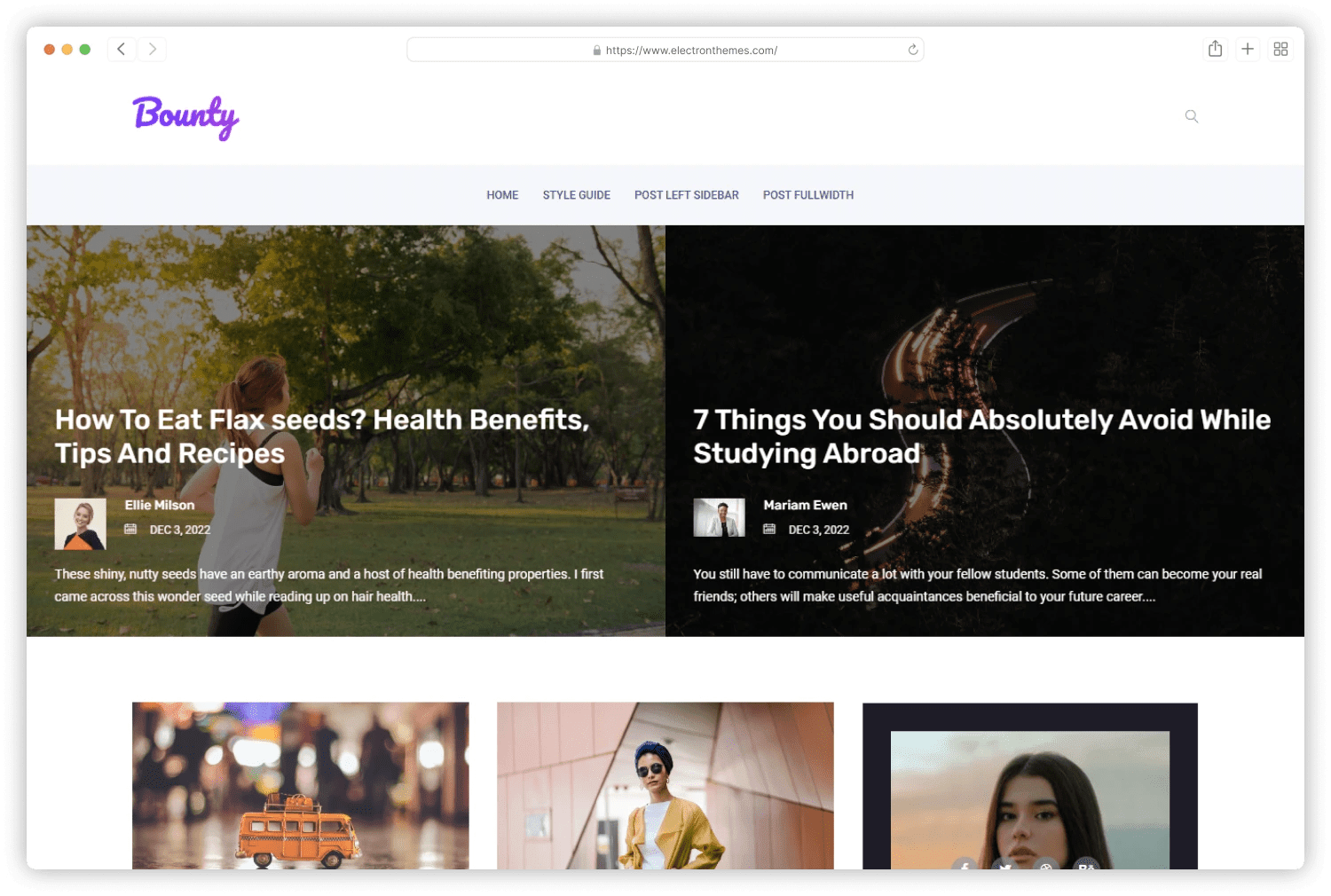 22+ Best Free Ghost Themes Beautifully Designed With Simplicity In Mind 2023 | Electron Themes