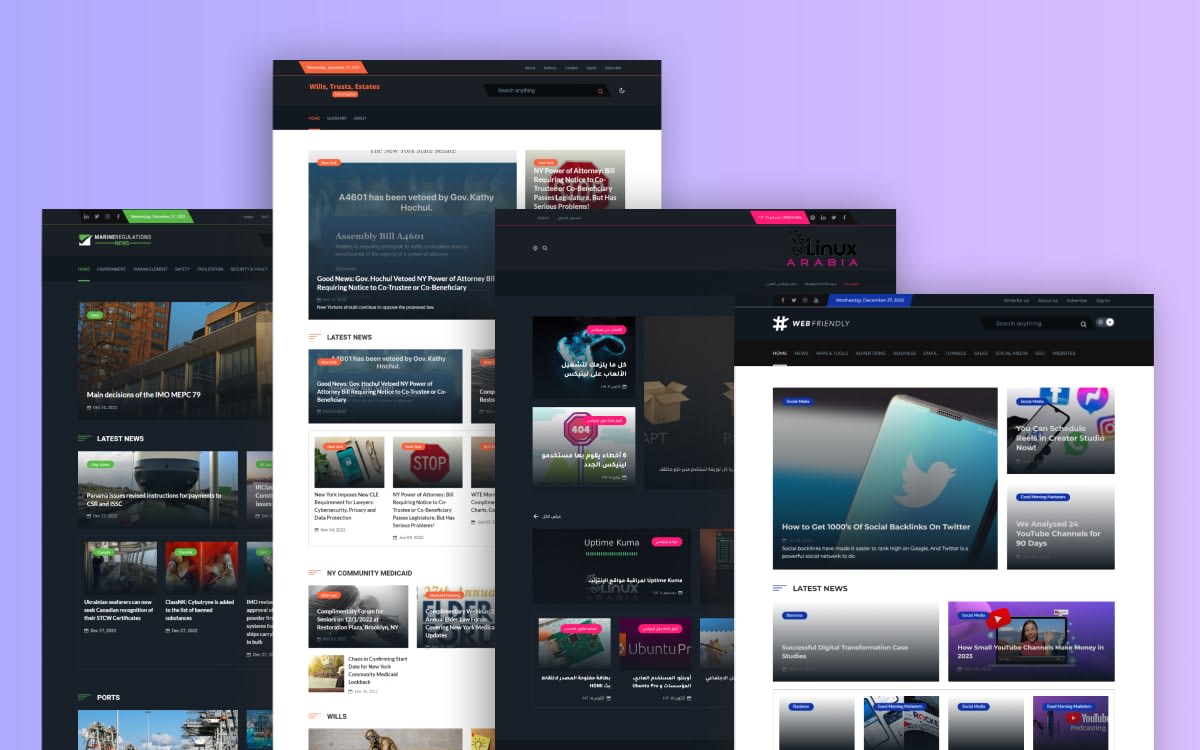 Get Inspiration From Ghost Websites Showcase - 04 | Electron Themes