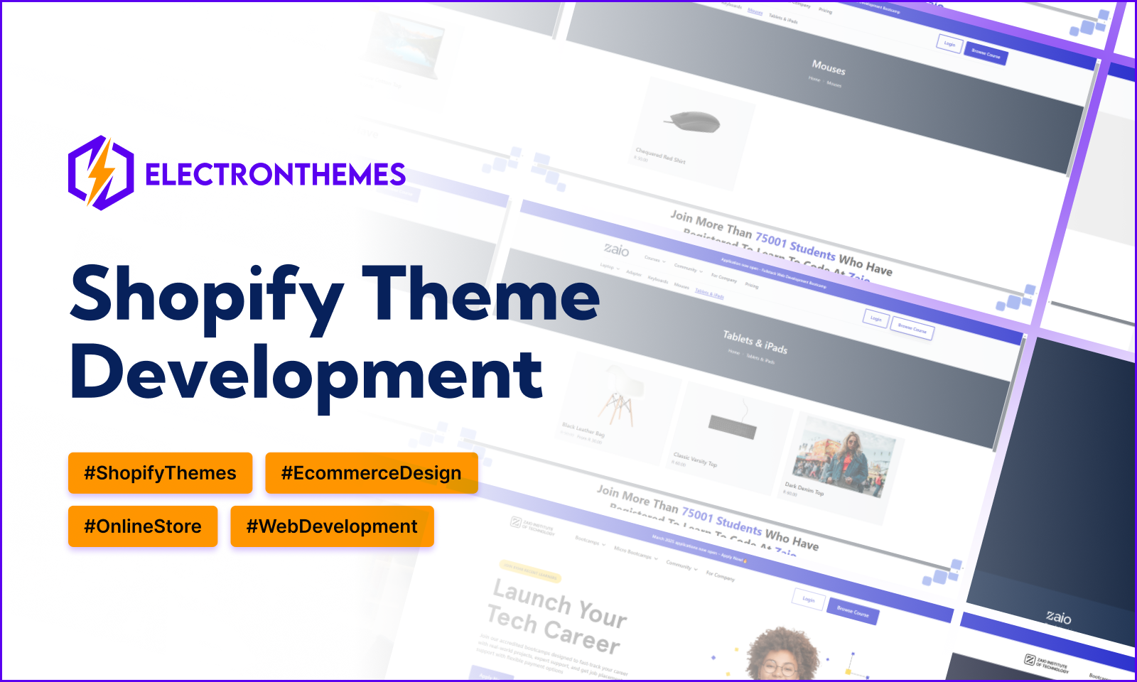 Custom Shopify Theme Development Services | ElectronThemes