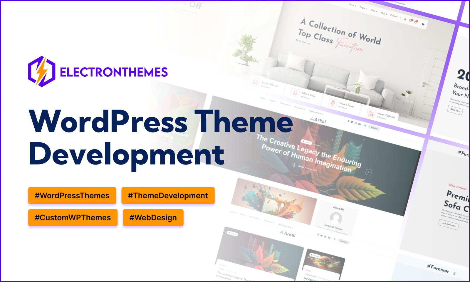 WordPress Theme Development Services | ElectronThemes
