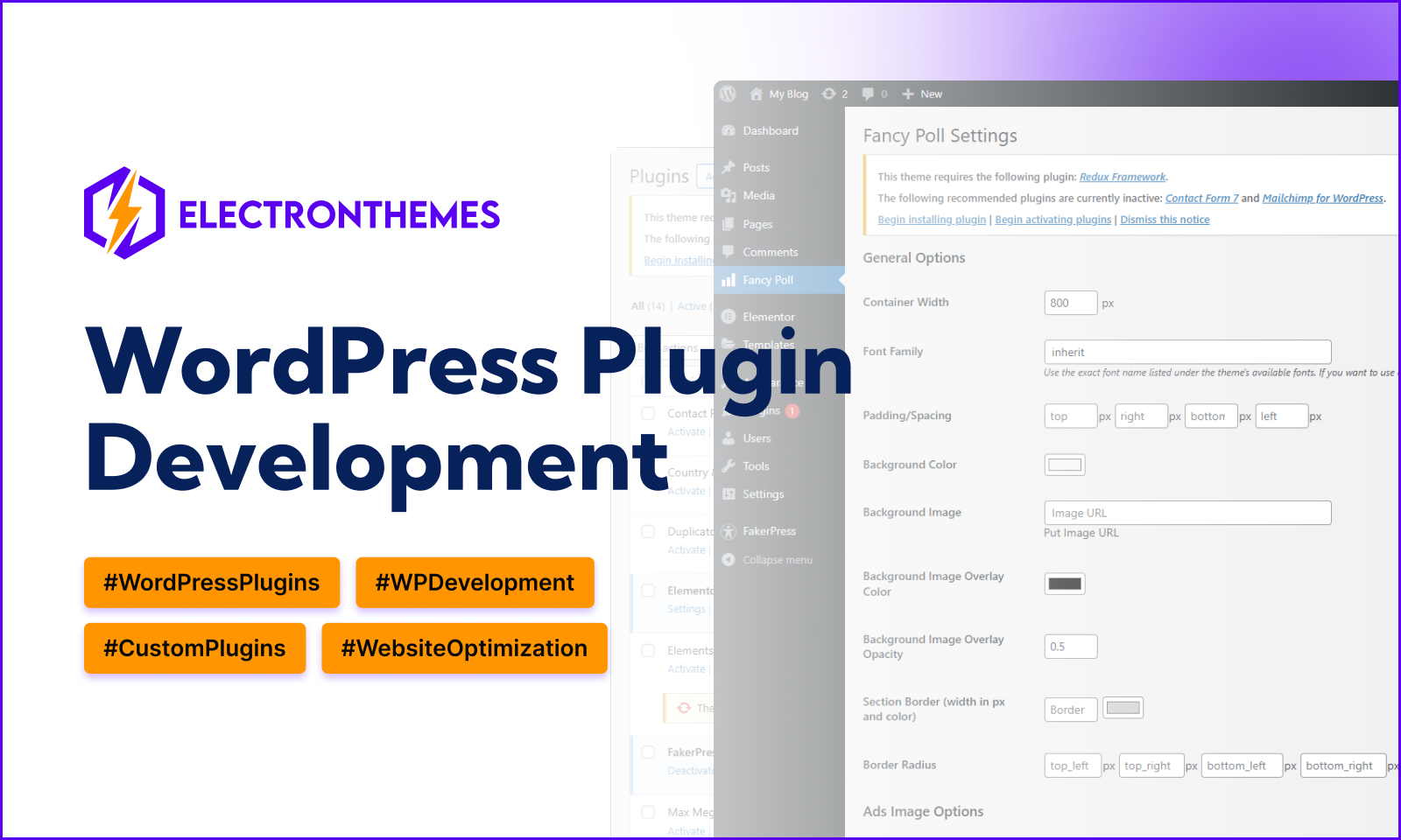 Professional WordPress Plugin Development Services | ElectronThemes