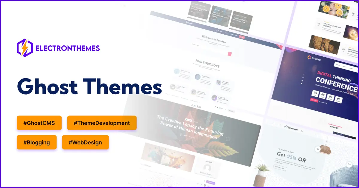 Ghost Themes Marketplace | Find The Perfect Theme for Your Blog | ElectronThemes