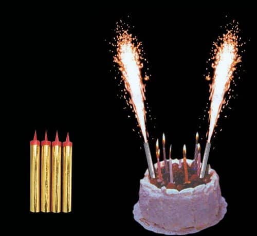 Firework Candles - Birthday Cake Kuching