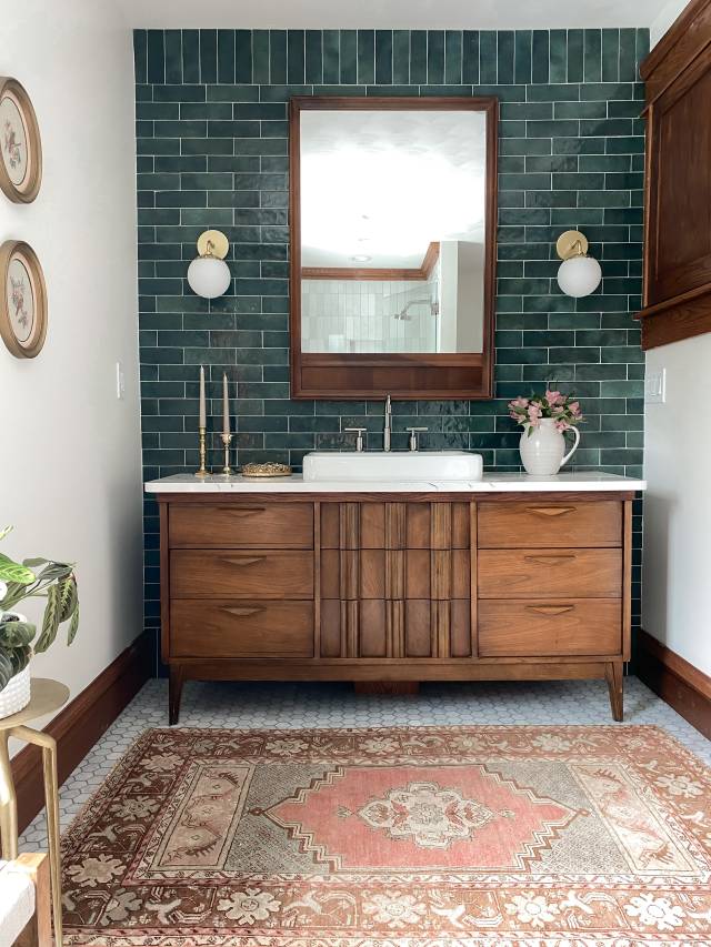 bathroom ideas green