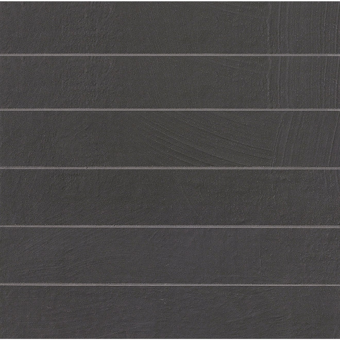 Abitare La Terra 2 1/2" x 16" Matte Porcelain Tile in Carbone | AlysEdwards