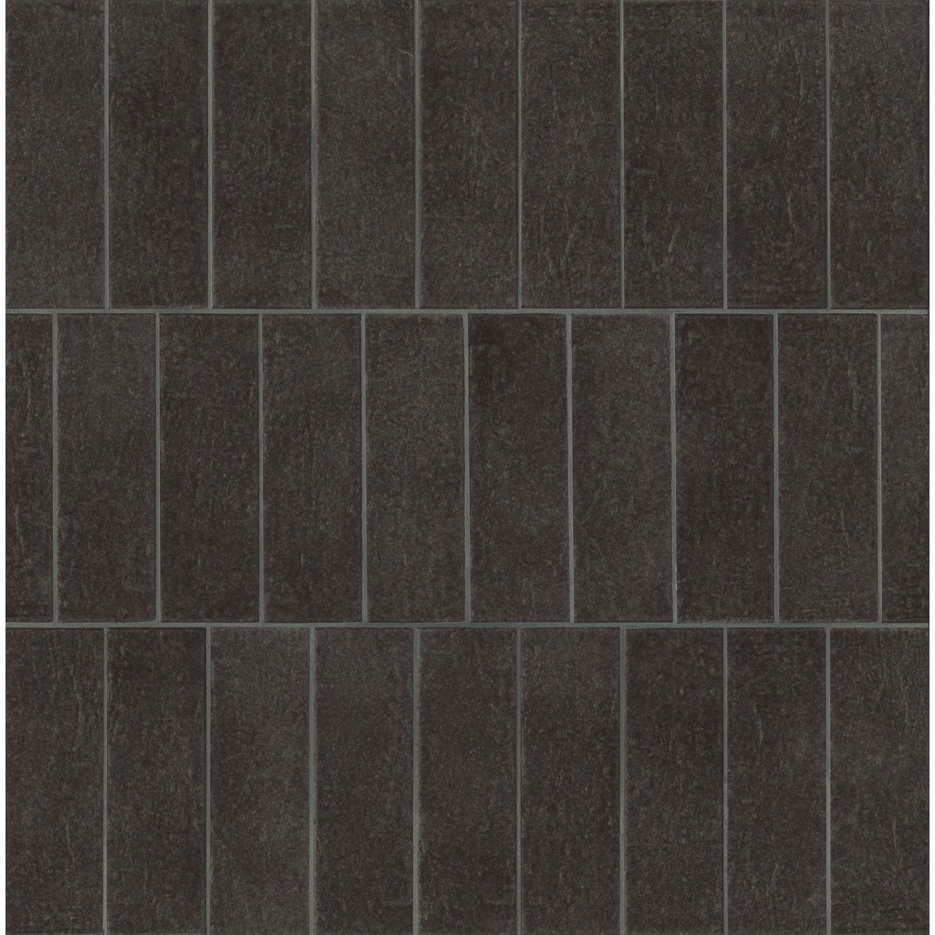 Abitare La Terra 2 1/2" x 8" Gloss Ceramic Wall Tile in Carbone ...