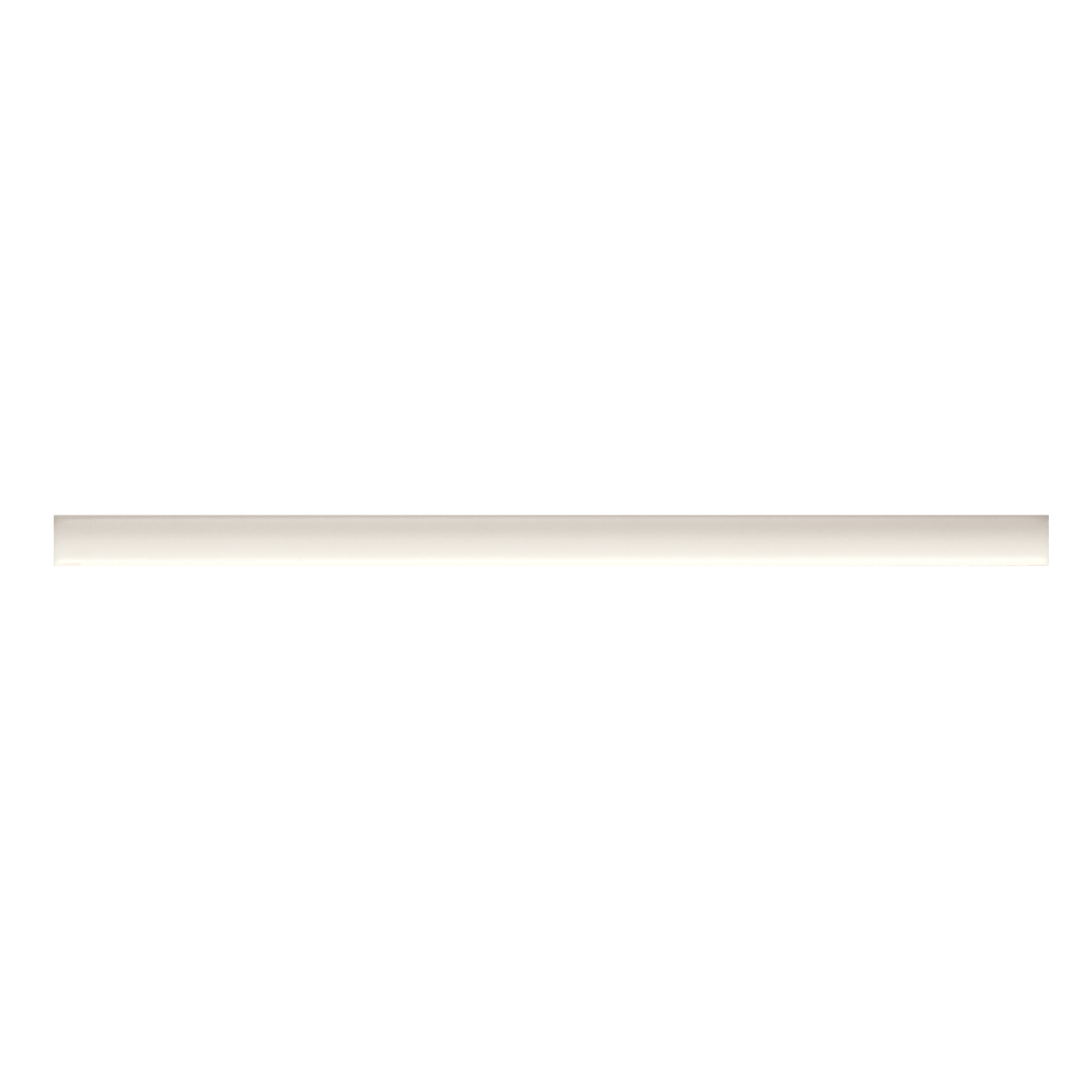 Clara .5" x 12" Matte Ceramic Jolly Trim in Ivory | Bedrosians Tile & Stone