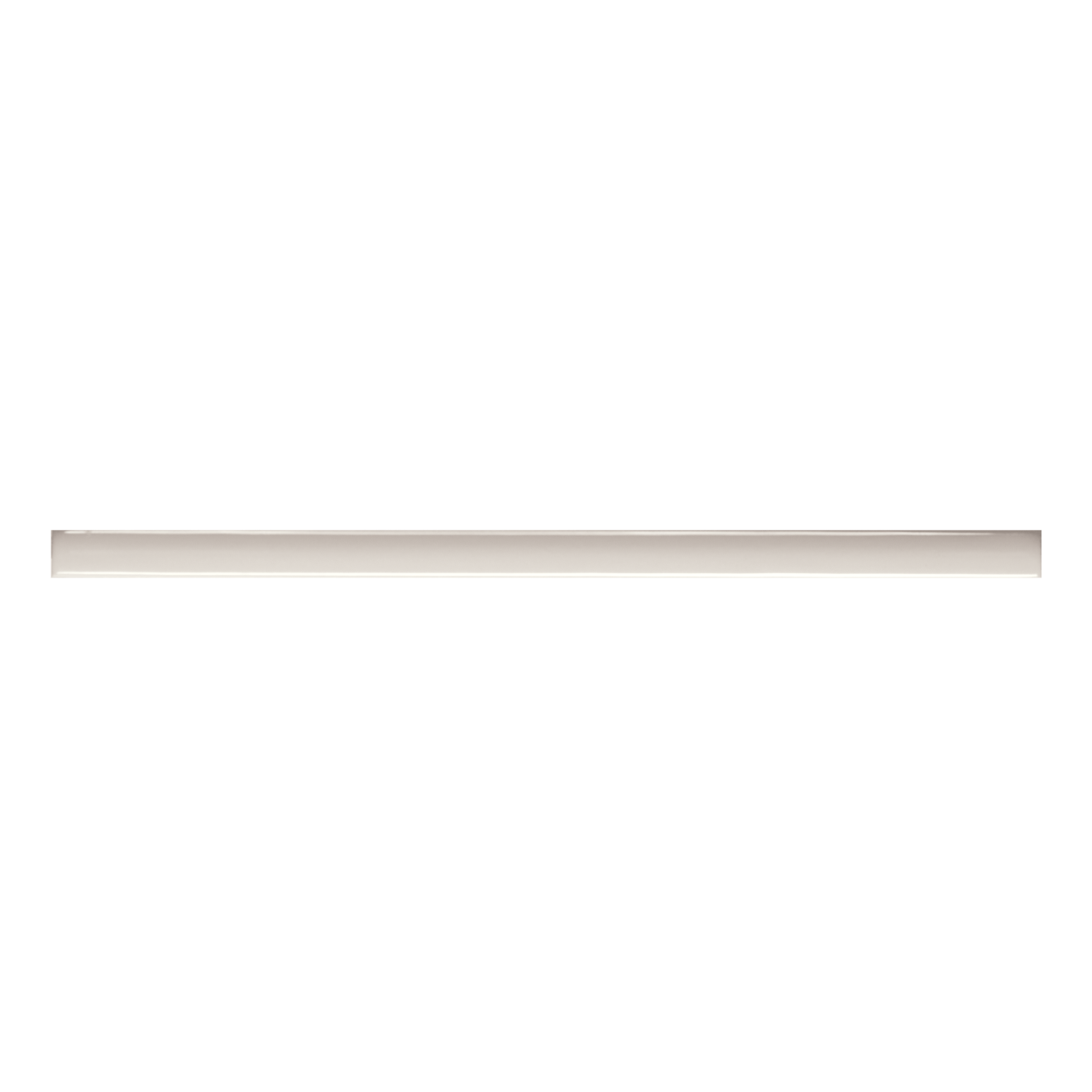 Clara .5" x 12" Glossy Porcelain Jolly Trim in Grey | Bedrosians Tile ...