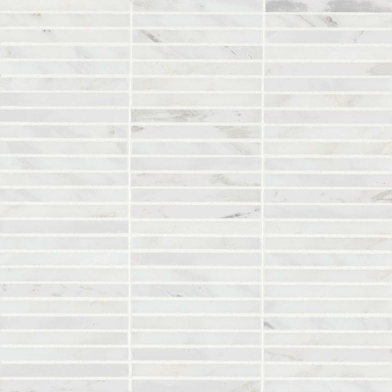Monet Honed Marble Mosaic 3 Tile in Oriental White | Bedrosians Tile ...