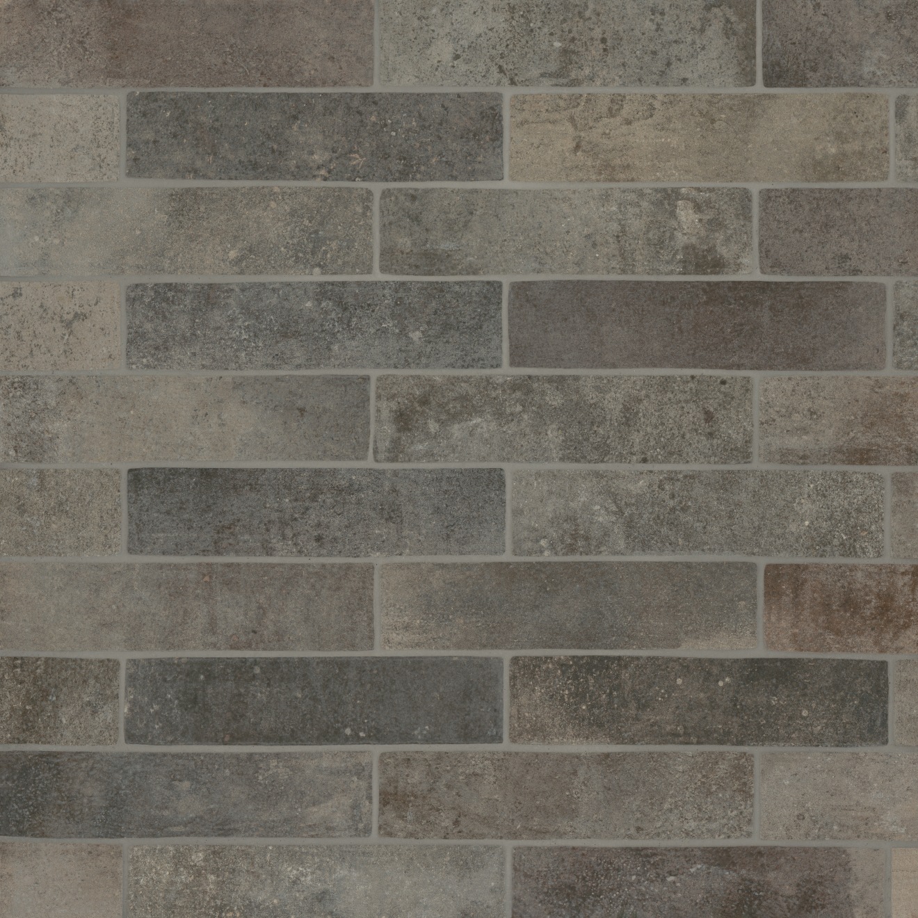 Montana 2.25" x 10" Matte Brick-Look Porcelain Field Tile in Rock Creek ...
