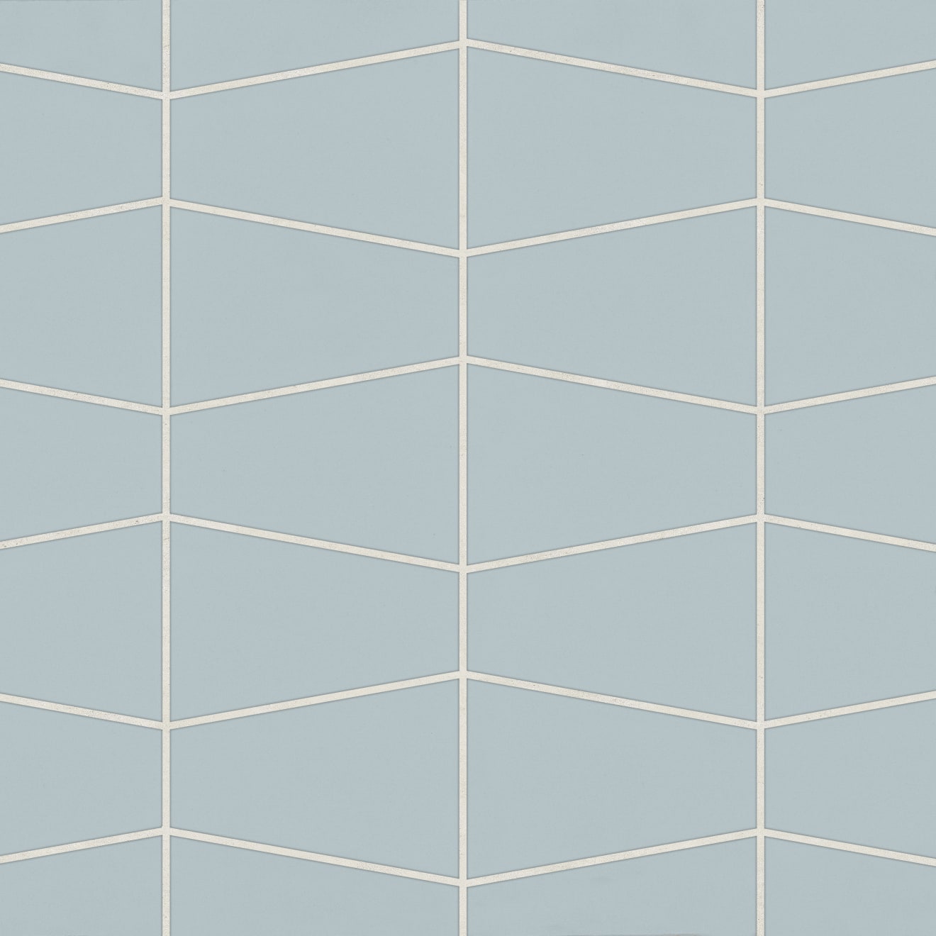 Marin Trapezoid Matte Porcelain Mosaic in Misty Blue | Bedrosians Tile ...