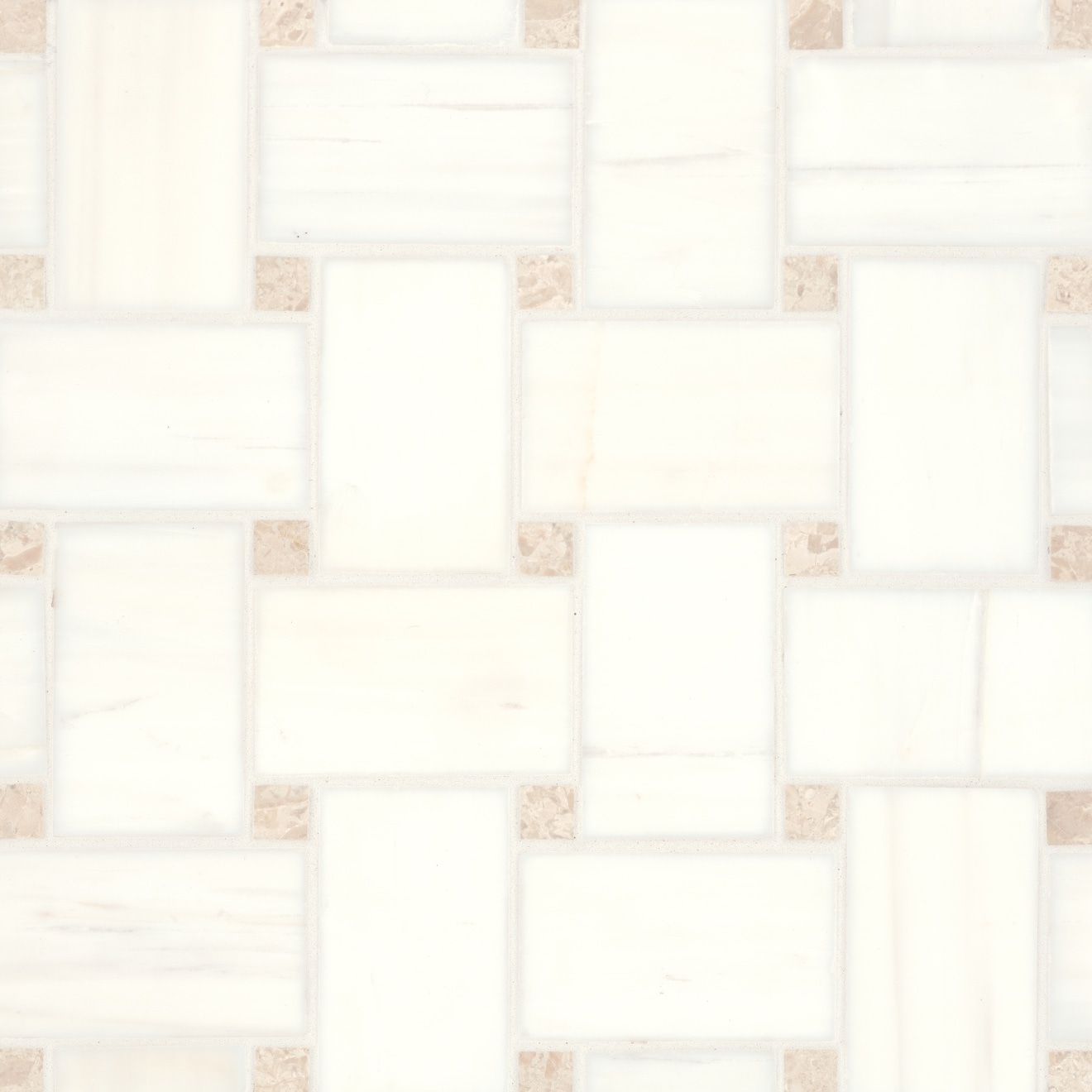 Jumbo Basketweave Honed Marble in Dolomite with White Sand | Bedrosians ...