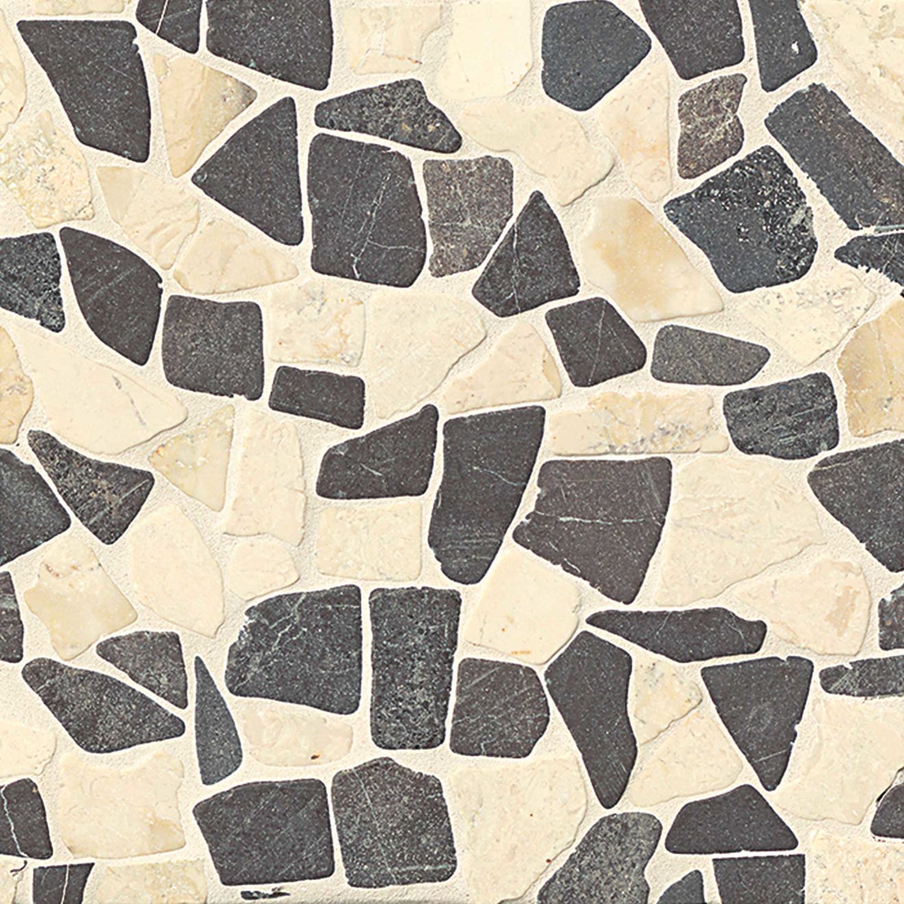 Hemisphere Crazy Random Square Interlocking Mosaic in Baltra Blend ...