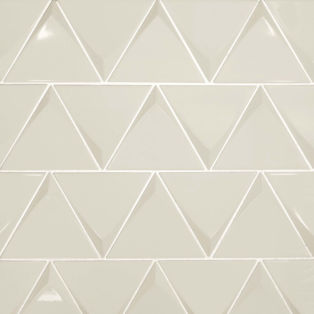 Triangolo 5" x 5" Wall Tile in Fog | Bedrosians Tile & Stone