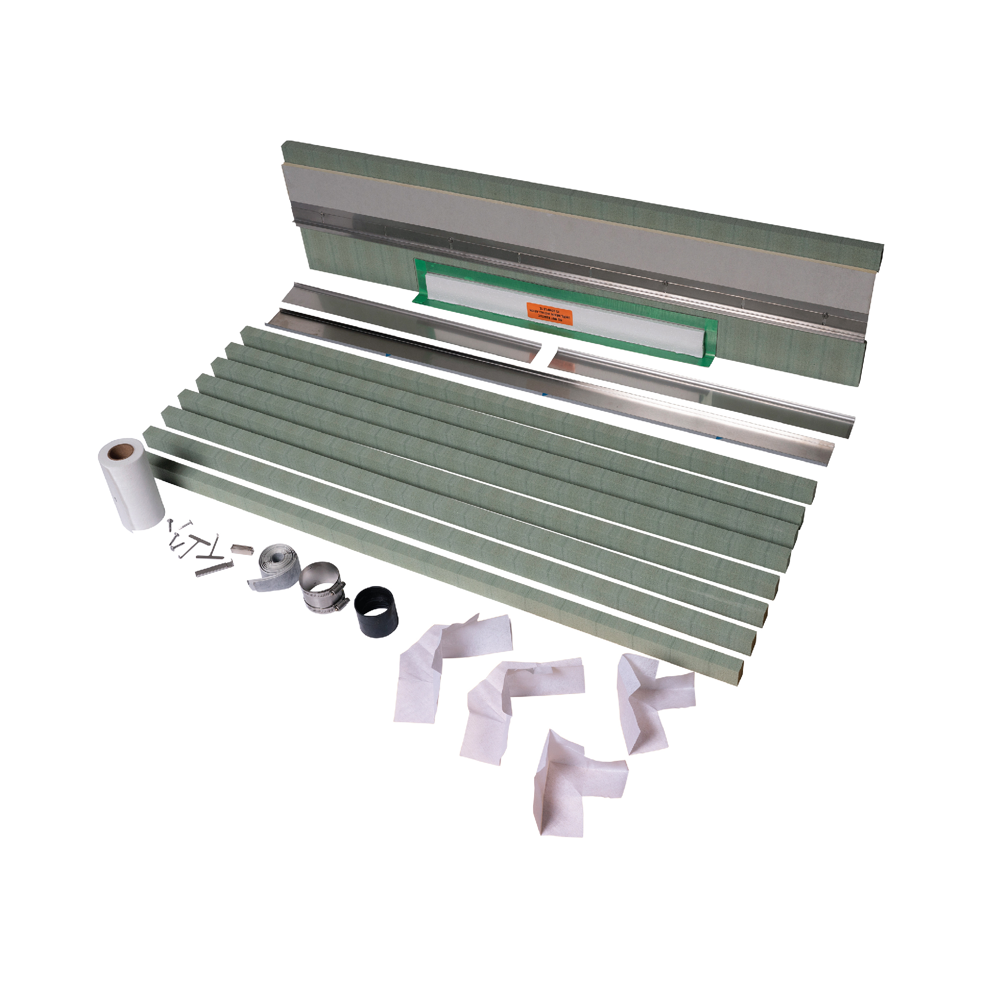 Oatey Wall Drain SS Wall Linear Drain Body Kit 48" #WALLD48 ...