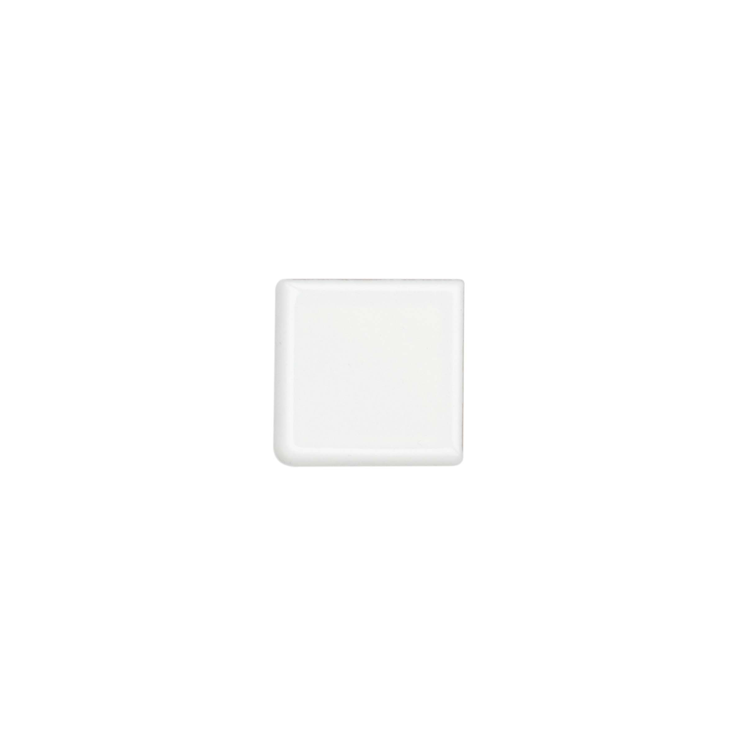 Traditions 2" x 2" Glossy Ceramic Bullnose Corner in Ice White ...