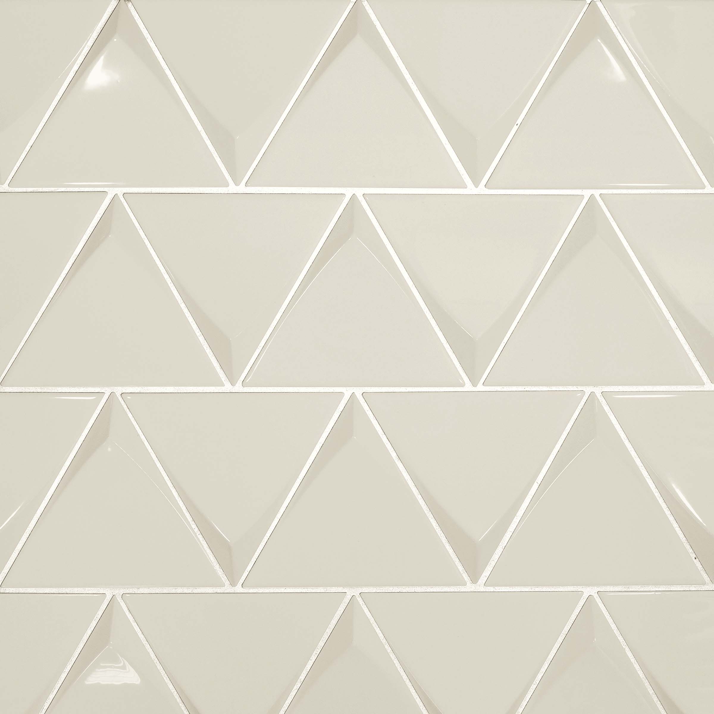 Triangolo 5" x 5" Wall Tile in Fog | Bedrosians Tile & Stone