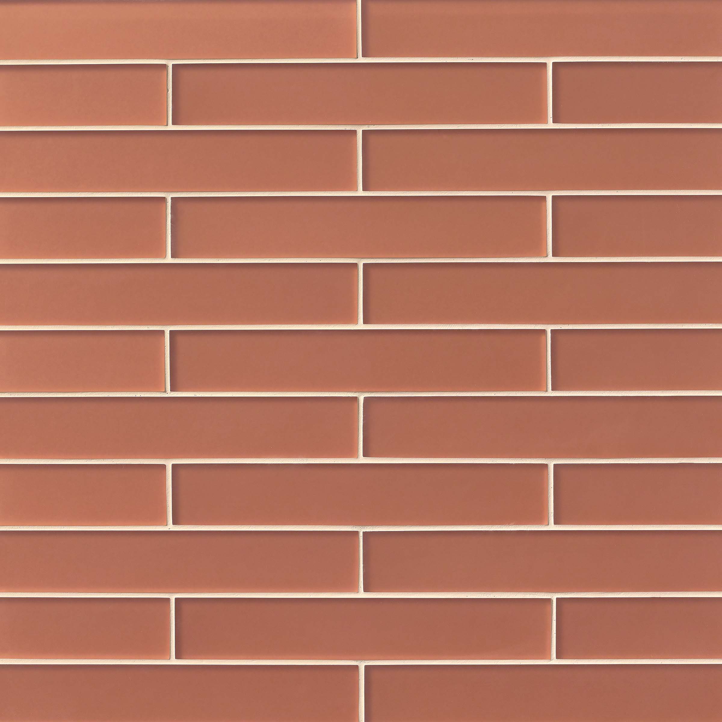 Verve 2" x 11.75" Wall Tile in Coral Spice | Bedrosians Tile & Stone