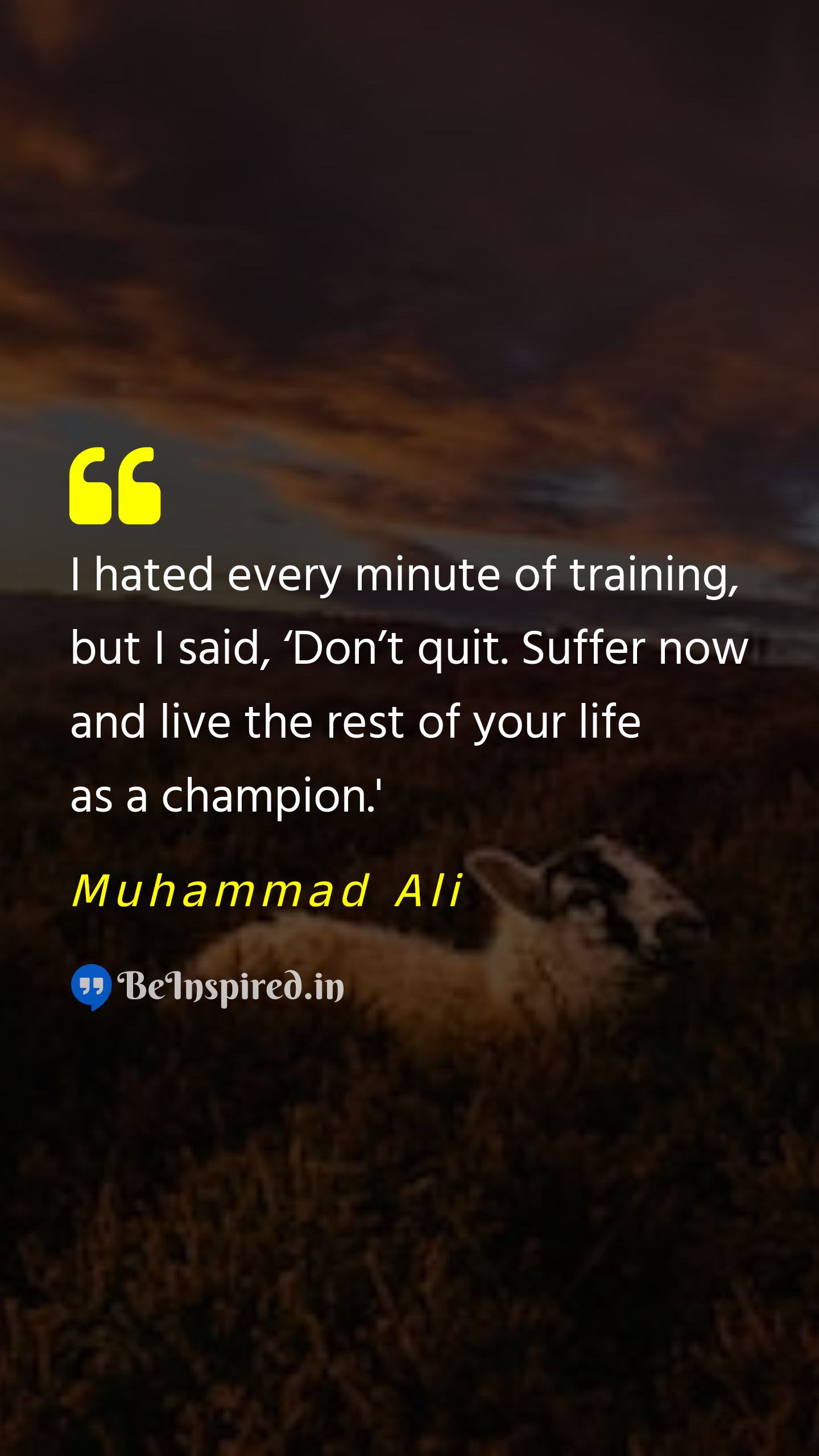 Best Quotes of Muhammad Ali | BeInspired.in