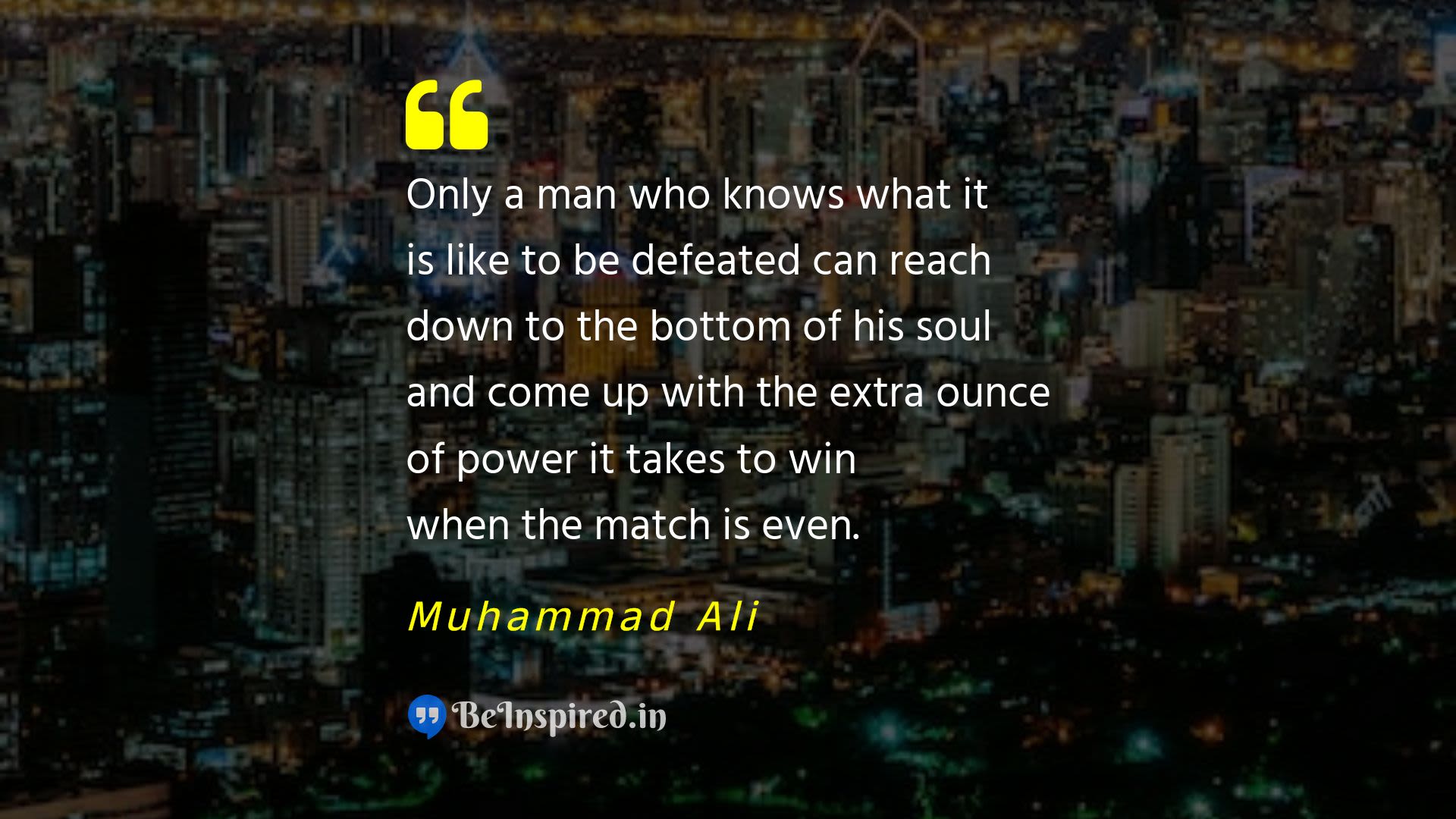 Best Quotes of Muhammad Ali | BeInspired.in