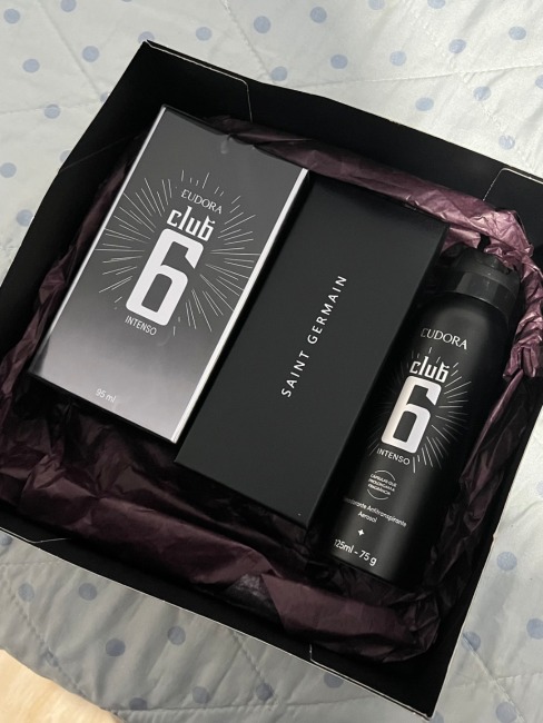 Combo Eudora Club 6 Intenso: Desodorante Colônia 95ml + Desodorante Antitranspirante 125ml/75g ...