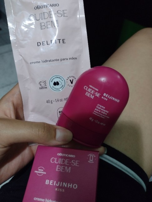 Creme Hidratante para Mãos Cuide-se Bem Beijinho 45g | O Boticário
