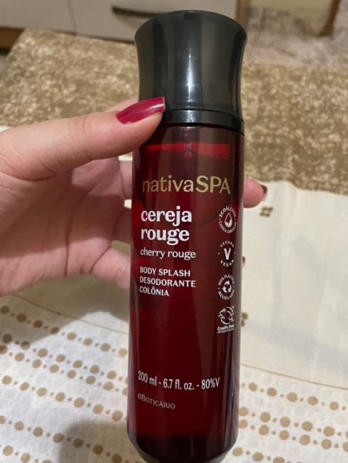 Body Splash Desodorante Colônia Nativa Spa Cereja Rouge 200ml | O Boticario