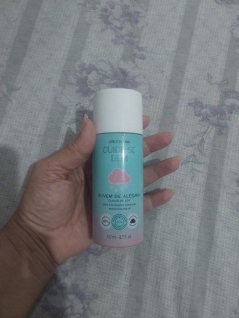Óleo Hidratante Corporal Cuide-se Bem Nuvem de Alegria 110ml | O Boticario