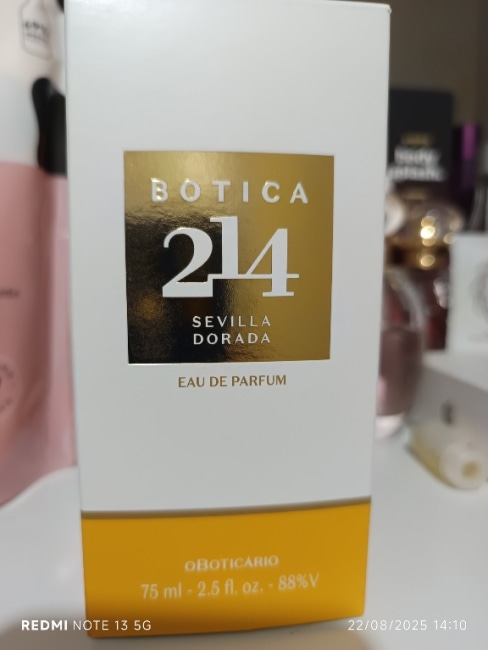 Botica 214 Sevilla Dorada Eau de Parfum Floral Frutal 75ml | O Boticário